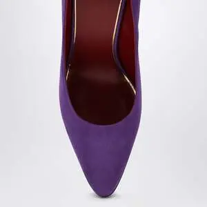 Valentino Garavani Suede Slingbacks - Purple