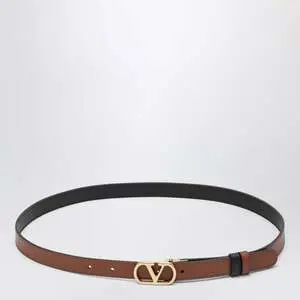 Valentino Garavani Caramel Reversible Vlogo Signature Belt