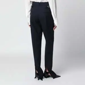 Bottega Veneta Midnight Shetland Wool Trousers