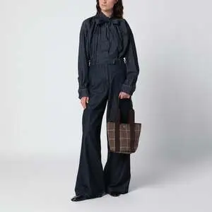 Rue De Verneuil Tartan Traversée Bucket Bag