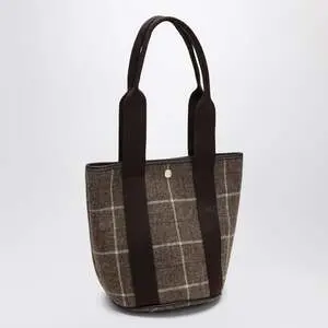 Rue De Verneuil Tartan Traversée Bucket Bag
