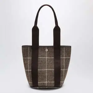 Rue De Verneuil Tartan Traversée Bucket Bag
