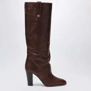 Chloé Anouk Heeled Leather Boots - Brown