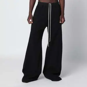 Rick Owens Pusher Trousers In Cotton - Black