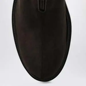 THE ROW Hike Mocha Suede Ankle Boot