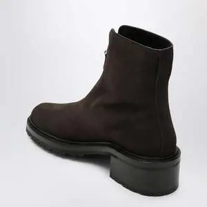 THE ROW Hike Mocha Suede Ankle Boot
