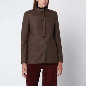 Loro Piana Nicole Jacket In Wool And Cashmere - Multicolor