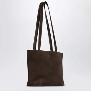 THE ROW Parker Dark Suede Tote Bag