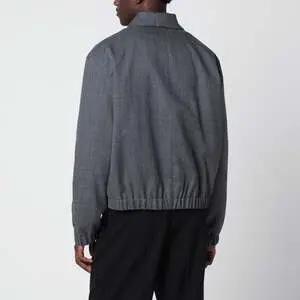 AMI Paris Carbon Padded Jacket In Virgin Wool