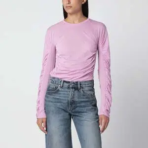 JW Anderson Orchid Top In Cotton-blend Jersey