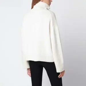 Loulou De Saison Ivory Gioah Cashmere Sweater