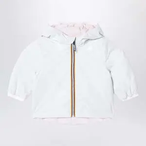 K-WAY White/pink Jack Thermo Reversible Jacket - Multicolor