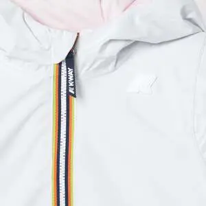 K-WAY White/pink Jack Thermo Reversible Jacket
