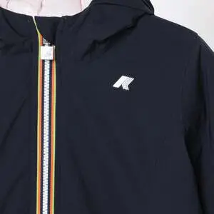 K-WAY Reversible Blue/light Pink Down Jacket