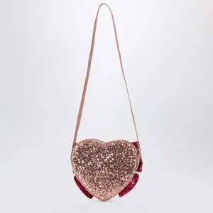 KONGES SLØJD Glitter Tut Heart Shoulder Bag