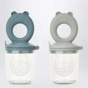 LIEWOOD Set Of Two Miranda Food Containers In /grey - Blue