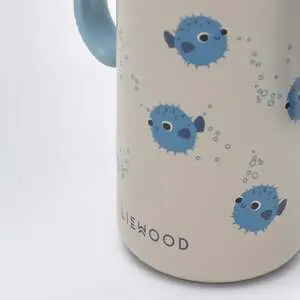 LIEWOOD Pufferfish/sandy Steel Thermal Bottle