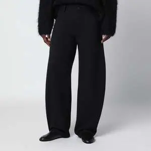 Séfr Oktai Trousers In Wool Blend - Black
