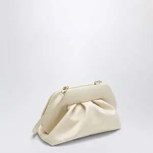 THEMOIRE Butter Cream Polyurethane Handbag - White