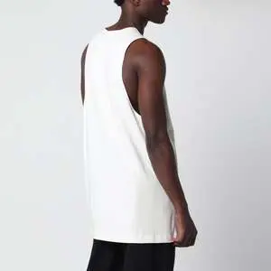 Fear Of God Essential Ivory Cotton Tank Top