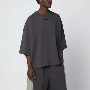 Fear Of God Iron Cotton Merch T-shirt - Grey