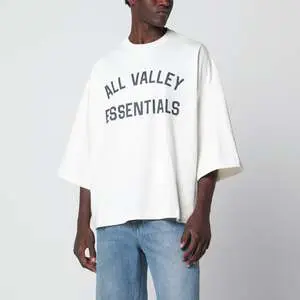 Fear Of God Ivory Cotton Merch T-shirt - White