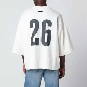 Fear Of God Ivory Cotton Merch T-shirt