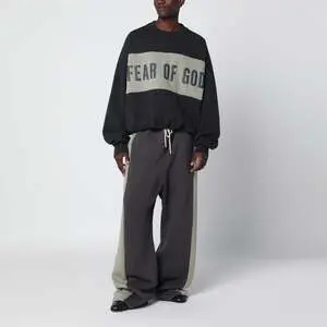 Fear Of God Dark Mélange Cotton Fleece Sweatshirt