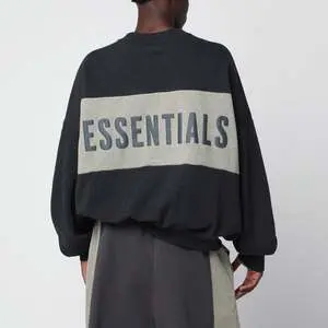 Fear Of God Dark Mélange Cotton Fleece Sweatshirt