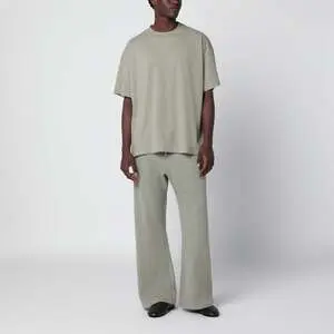 Fear Of God Essentials Seal Heather T-shirt In Tri-blend Jersey - Grey