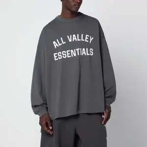 Fear Of God Merch Long-sleeved Cotton T-shirt - Grey