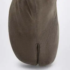 MAISON MARGIELA Taupe Suede Tabi Ankle Boots