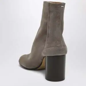 MAISON MARGIELA Taupe Suede Tabi Ankle Boots