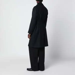Tagliatore Wool-blend Coat With Belt