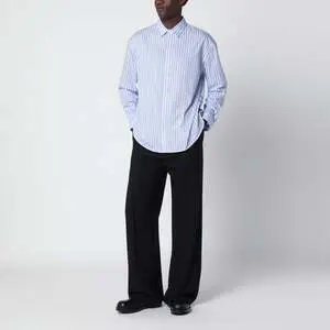 Jacquemus Simon Blue Striped Cotton Shirt