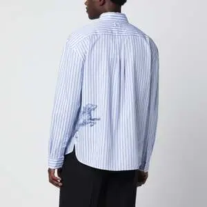 Jacquemus Simon Blue Striped Cotton Shirt