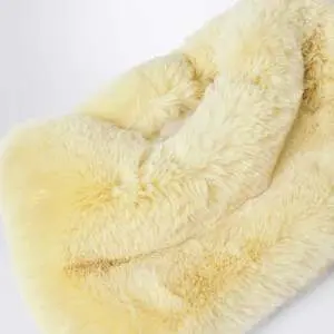 THE FRANKIE SHOP Light Faux Fur-effect Collar