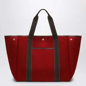 Rue De Verneuil Traversée L Felt Tote Bag - Red