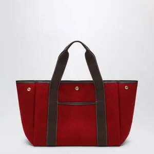 Rue De Verneuil Traversée M Pocket Flannel Bag - Red