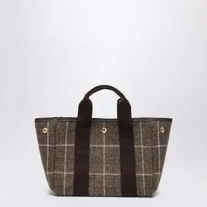 Rue De Verneuil Traversée S Flannel Bag - Brown