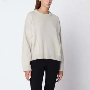 Loulou De Saison Light Tristan Sweater In Wool Blend - Grey