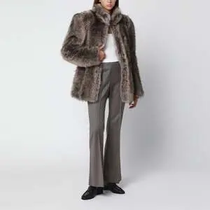 THE FRANKIE SHOP Dessa Mélange Wool Trousers