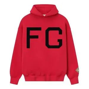 Fear Of God Fg Monarchs Hoodie - Red