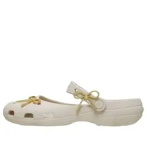 CROCS Classic Elegant Butterfly Ballet Flats - Beige