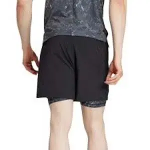 Adidas Power Workout 2-in-1 Shorts Asia Sizing - Black
