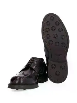 Al Duca D'aosta Polished Brogue Derby Shoes