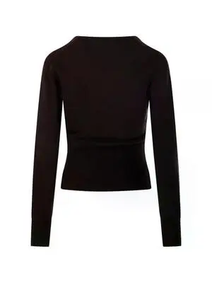 Max Mara Ribbed-knit Scoop-neck Sweater