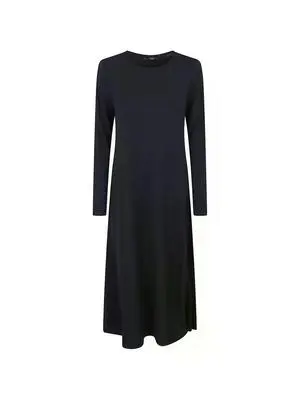 Max Mara Panelled Long-sleeve Midi Dress