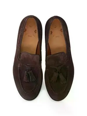 Al Duca D'aosta Tassel Suede Loafers
