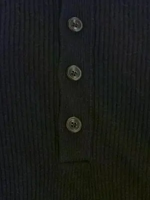 Al Duca D'aosta Ribbed-knit Polo Shirt